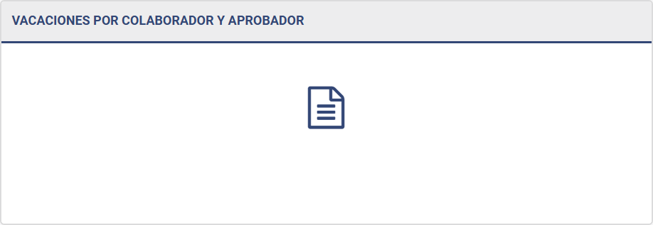 Vacaciones por Aprobador y Colaboradores Asignados
